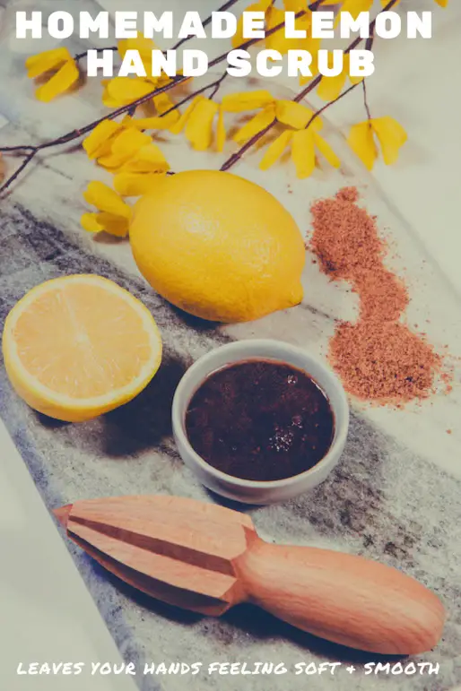 Easy Lemon Homemade Hand Scrub – Mom Prepares